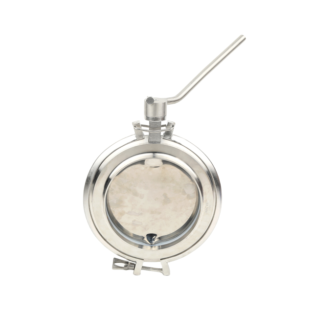 Stainless Steel Sanitary ANSI Light rotary powder butterfly valve - Buy ...
